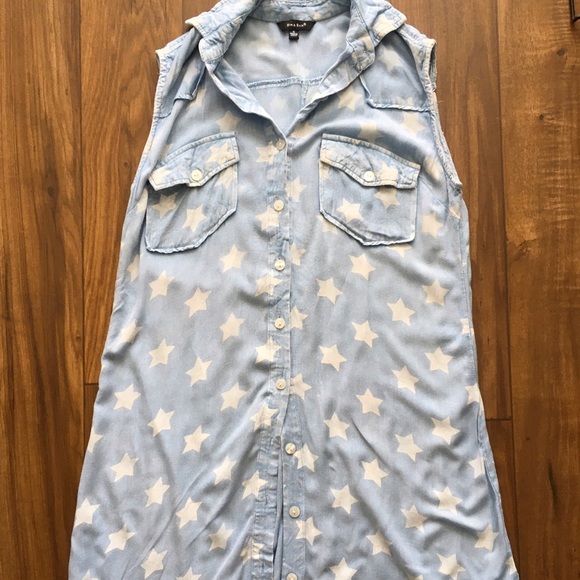 Sim & Sam | Dresses | Sim Sam Star Chambray Dress | Poshmark
